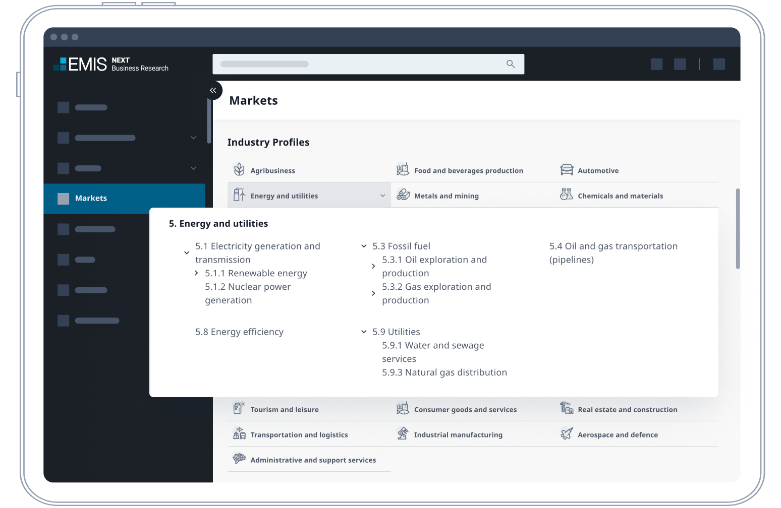 EMIS: 商业研究 | EMIS