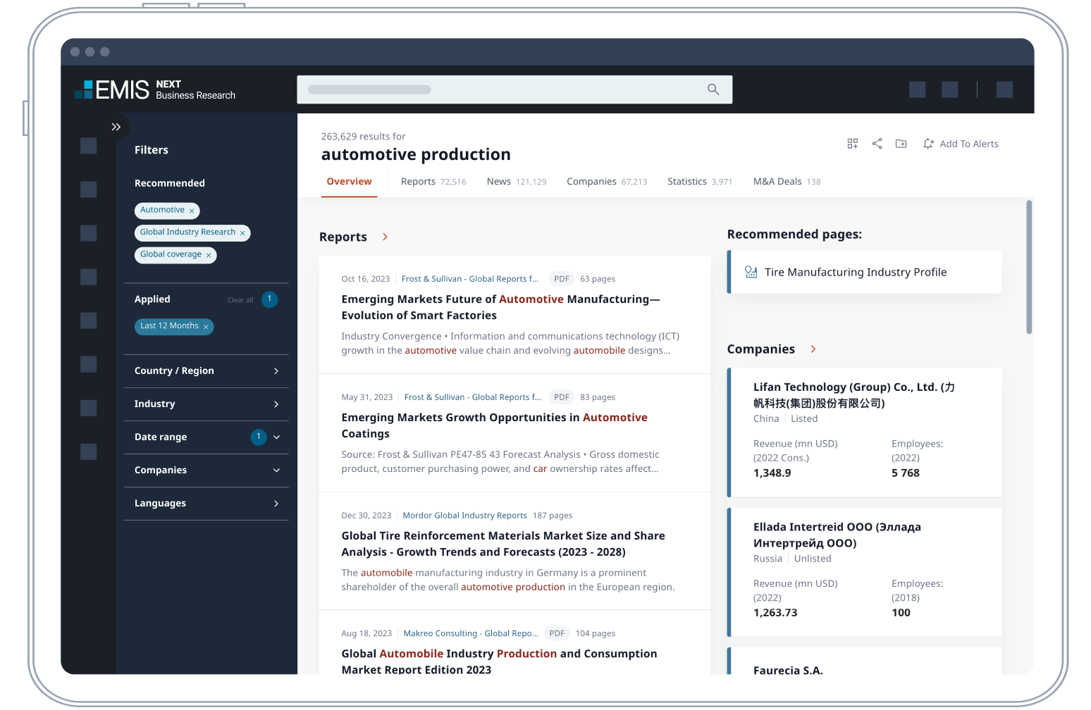 Business Research Platform for Emerging Markets | EMIS