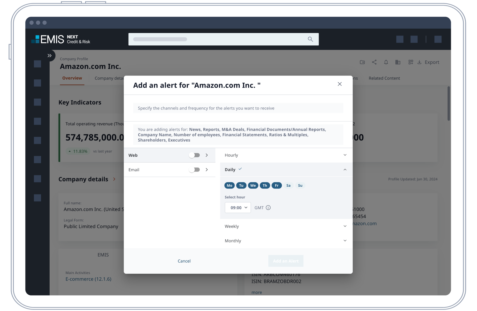 EMIS: 信用风险分析 | EMIS
